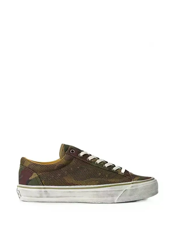 VANS Authentic Embellished Camouflage Sneakers - Green