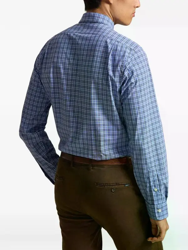 Polo Ralph Lauren Plaid-pattern Pony-embroidered Shirt
