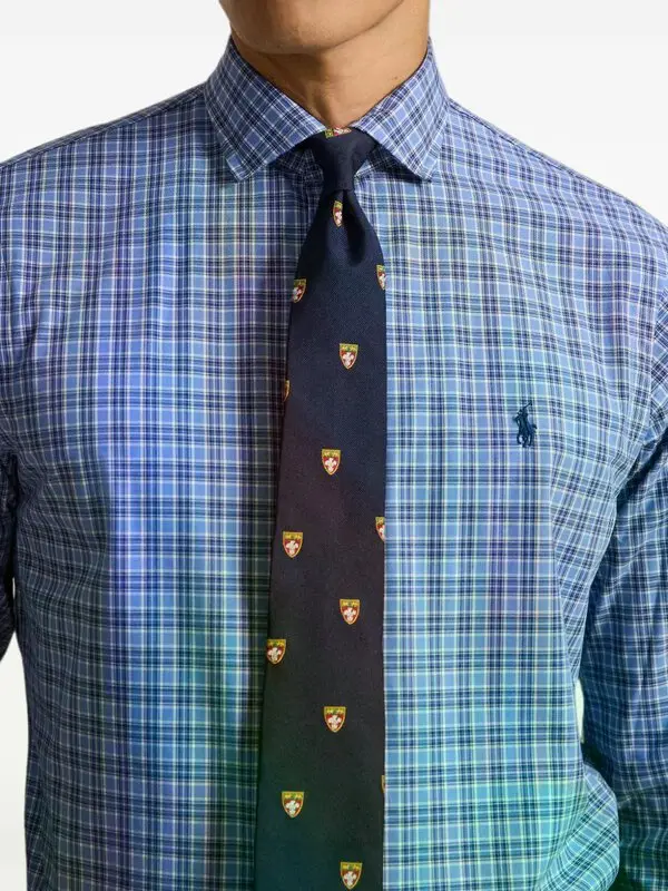Polo Ralph Lauren Plaid-pattern Pony-embroidered Shirt