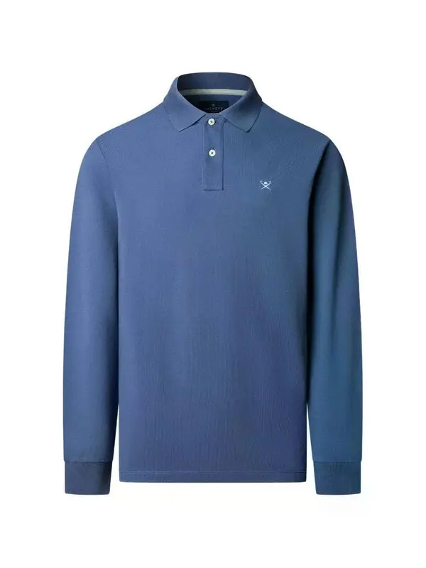 HACKETT LONDON Logo-embroidered Pique Polo Shirt