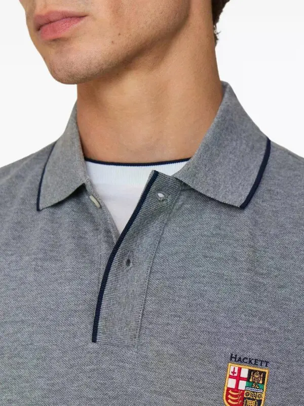HACKETT LONDON Heritage Lrc Embroidered Polo Shirt