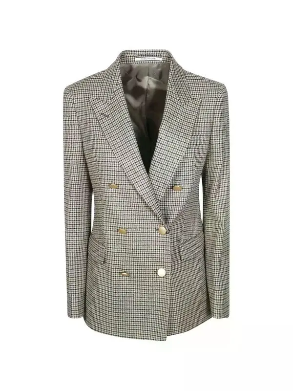 Tagliatore Houndstooth Double-breasted Blazer