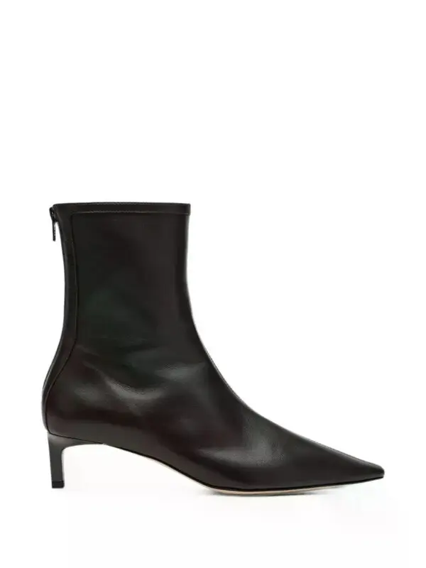 Dear Frances Fio Pointed-toe Leather Ankle Boots