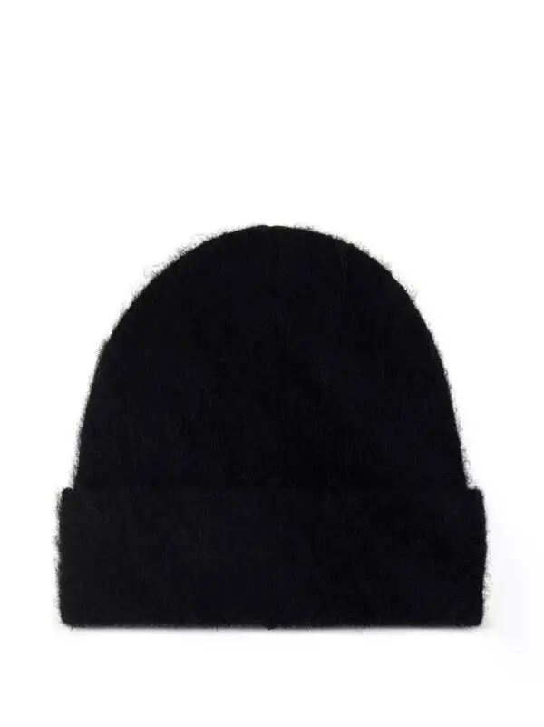 Isabel Marant Étoile Logo-patch Alpaca Beanie - Black