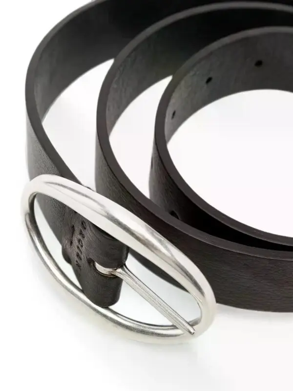 Orciani Oval-buckle Leather Belt