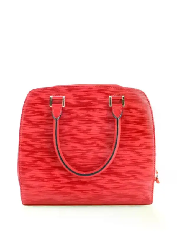 LOUIS VUITTON Epi Leather Pont Neuf Satchel - Red