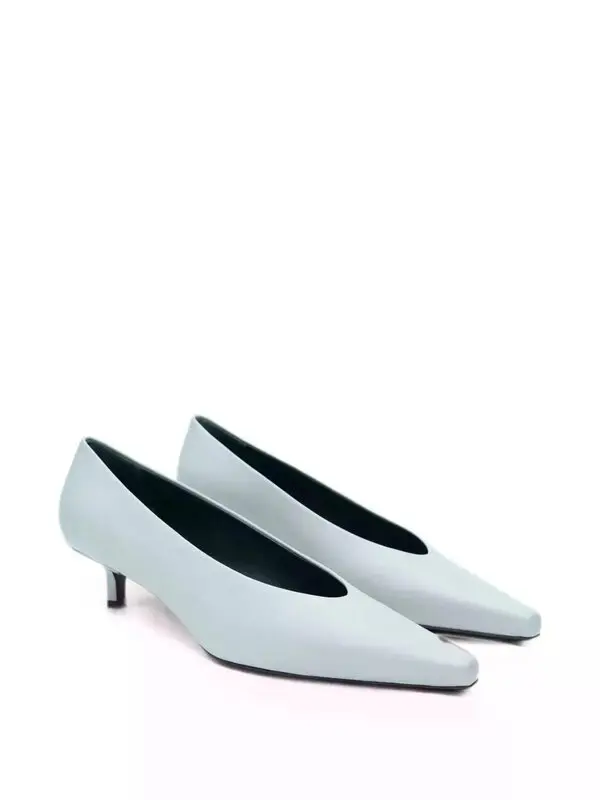 Loulou De Saison Alani Kitten-heel Pumps - Blue