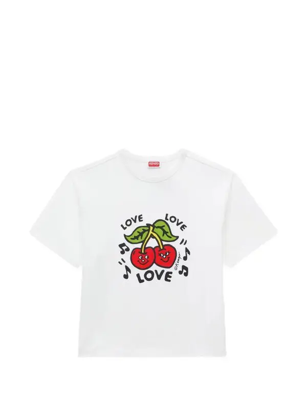Kenzo Loves Cherry-print T-shirt