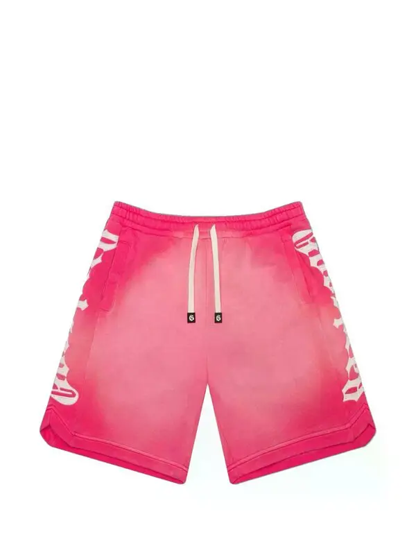 GODSPEED Logo-print Courtside Shorts - Pink