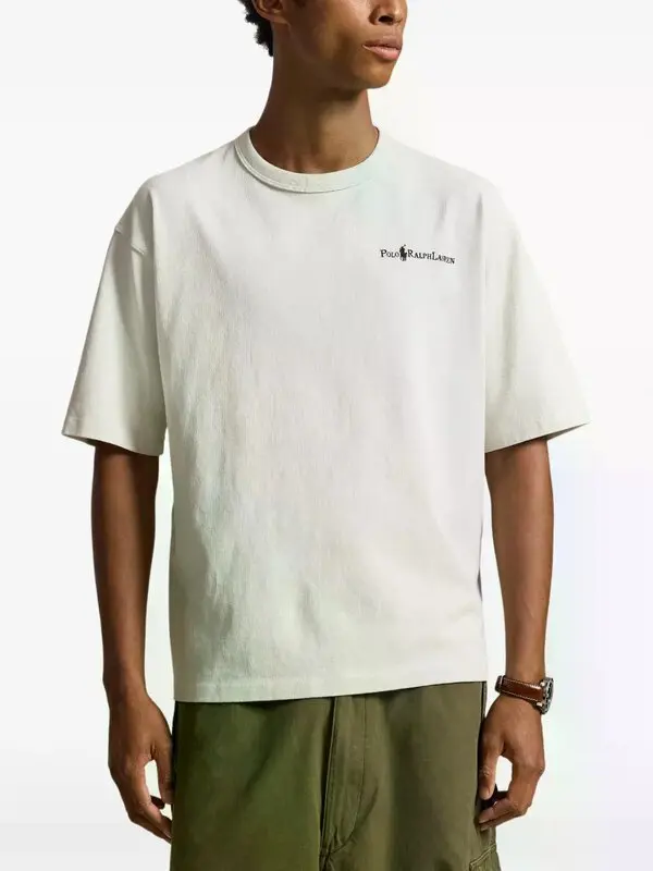 Polo Ralph Lauren Pony-embroidered T-shirt - Neutrals