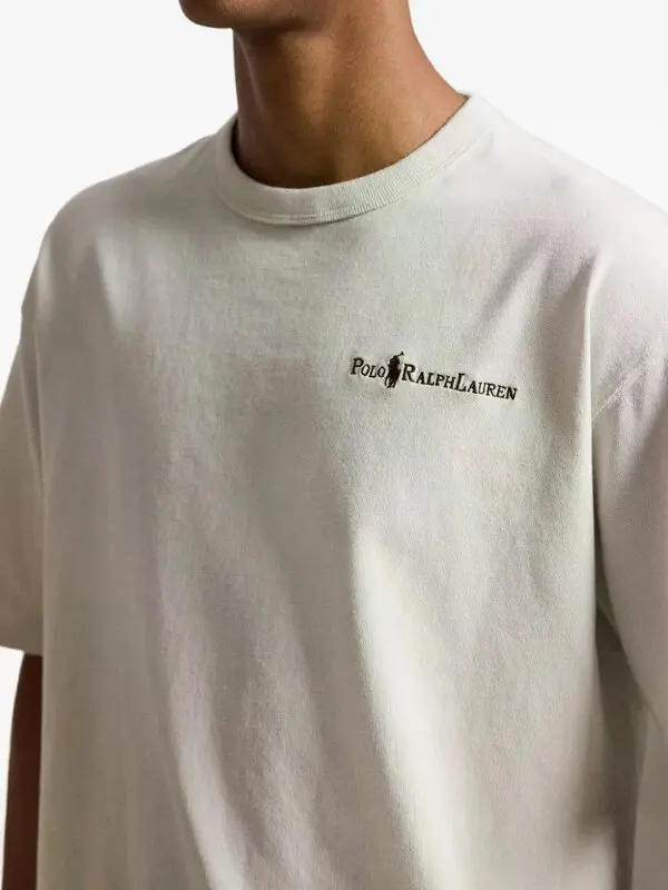 Polo Ralph Lauren Pony-embroidered T-shirt - Neutrals