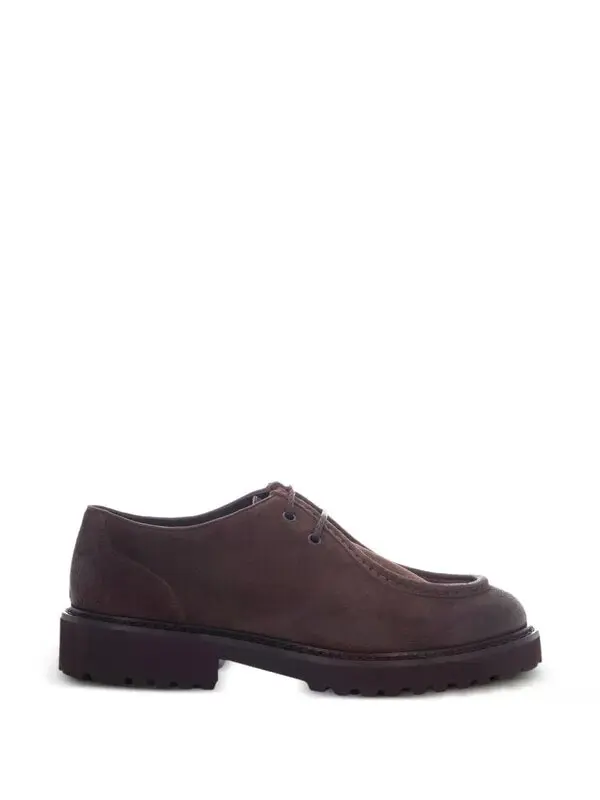 DOUCAL'S Leather Lace-up Derby Shoes