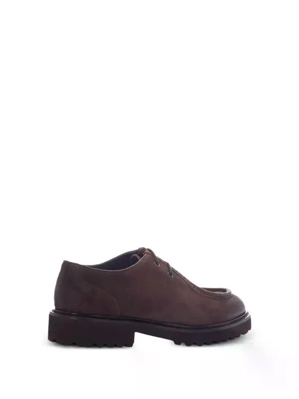 DOUCAL'S Leather Lace-up Derby Shoes