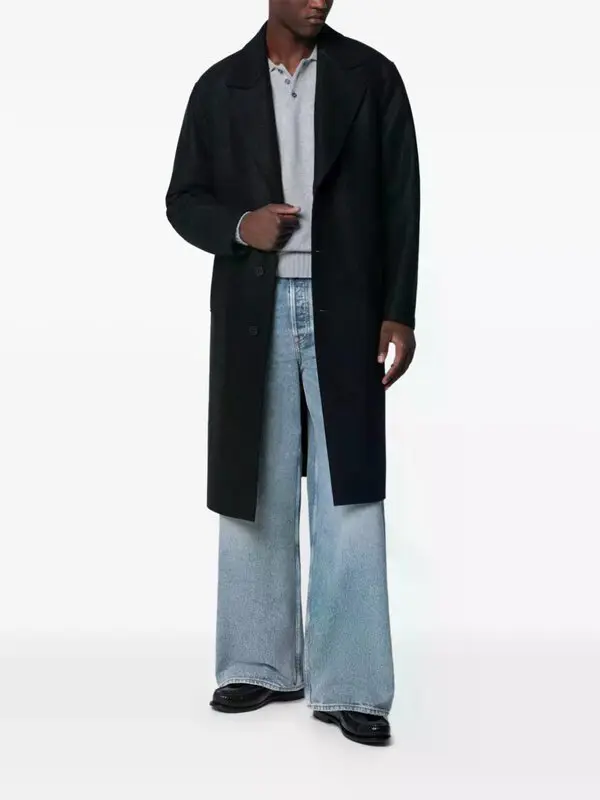 Harris Wharf London Virgin-wool Notch-lapel Coat