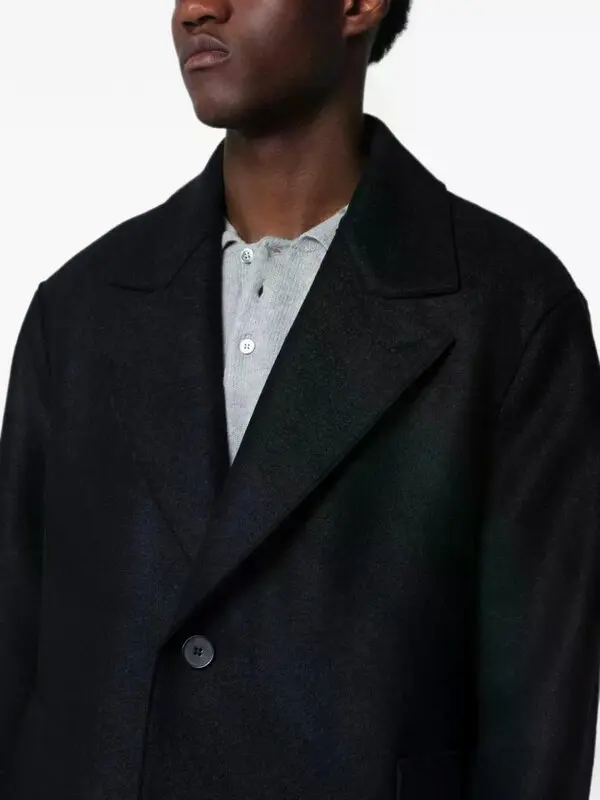 Harris Wharf London Virgin-wool Notch-lapel Coat