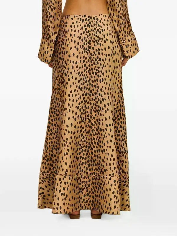 Cult Gaia Spencer Leopard-print Maxi Skirt