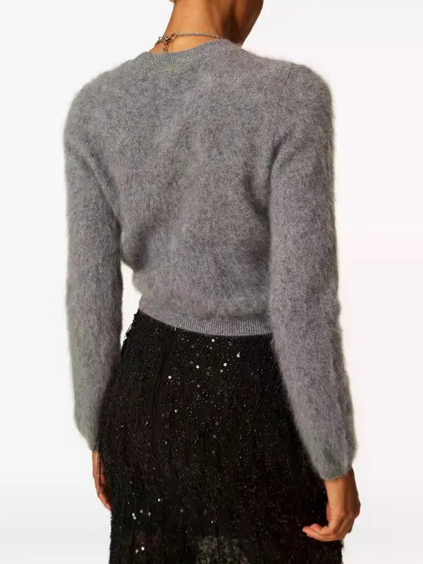 TWINSET Brushed Crew-neck Sweater
