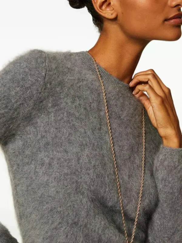 TWINSET Brushed Crew-neck Sweater
