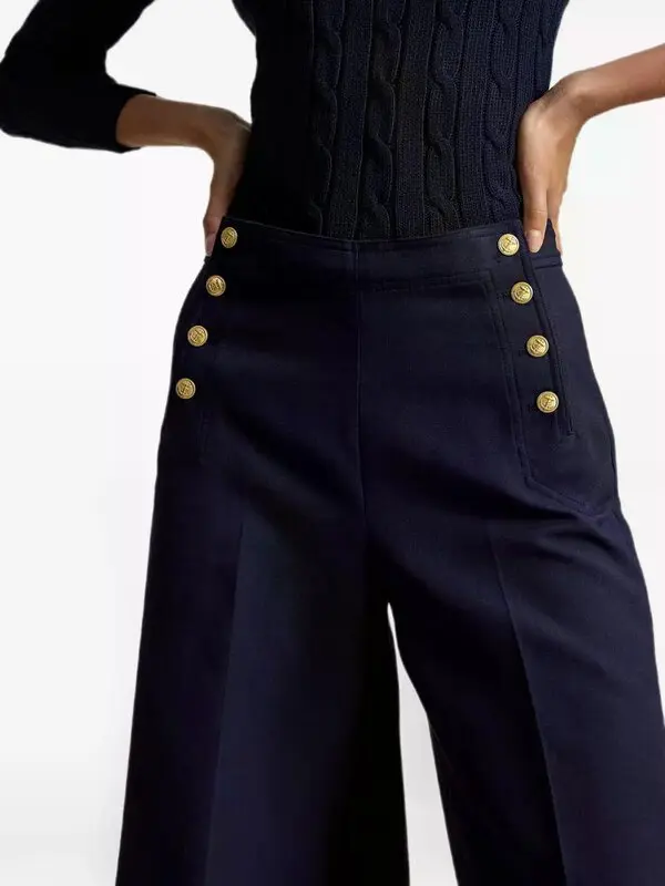 Polo Ralph Lauren Button-embellished Tailored Trousers