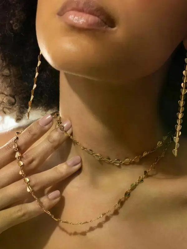 CADAR 18k Yellow Wings Of Love Necklace