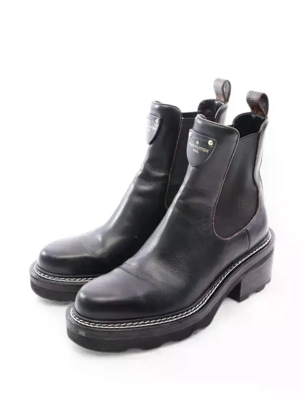 LOUIS VUITTON 2021 Bobble Line Monogram Ankle Boots
