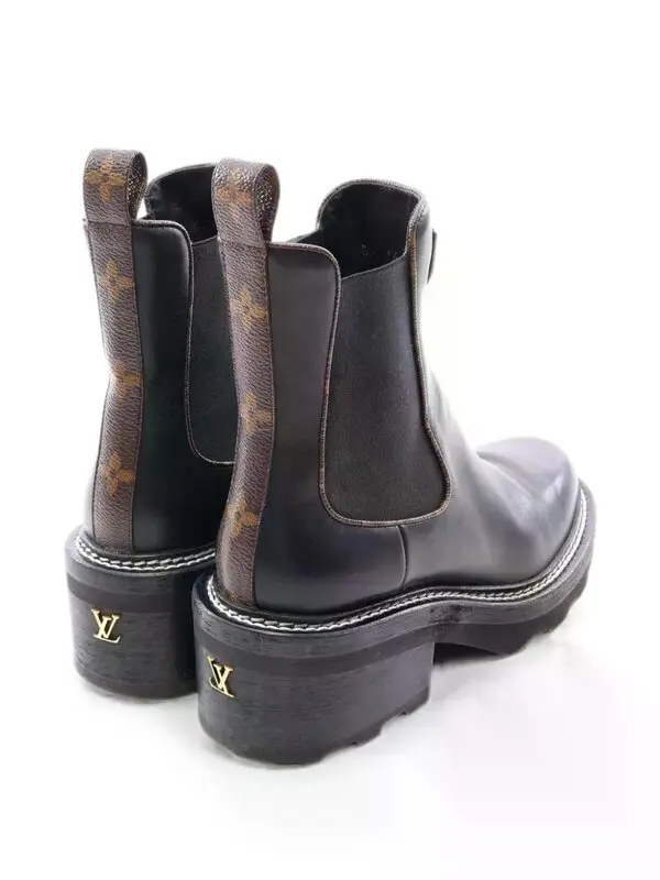 LOUIS VUITTON 2021 Bobble Line Monogram Ankle Boots