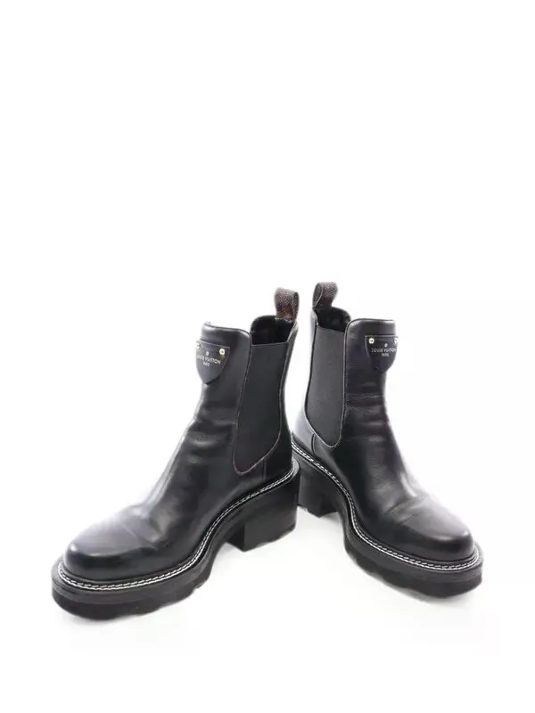 LOUIS VUITTON 2021 Bobble Line Monogram Ankle Boots