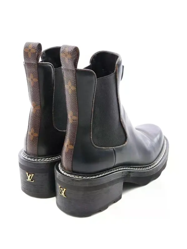 LOUIS VUITTON 2021 Monogram Ankle Boots - Black