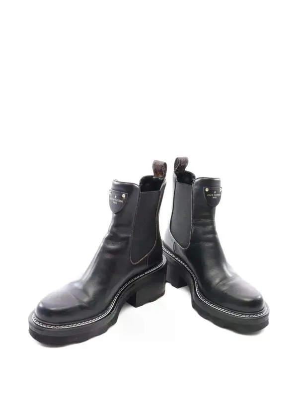 LOUIS VUITTON 2021 Monogram Ankle Boots - Black
