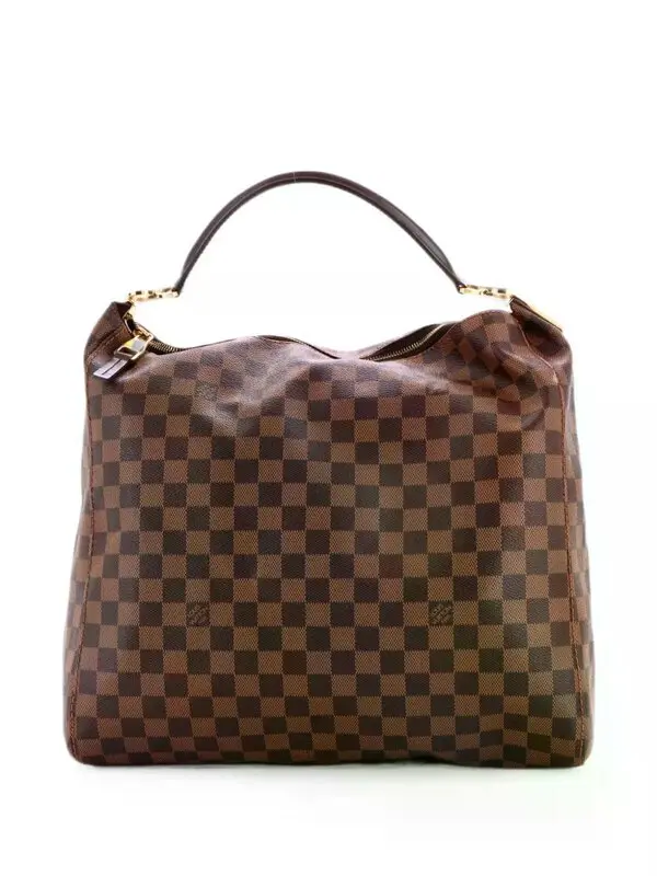 LOUIS VUITTON Portobello Handbag Damier Gm Hobo Bag - Brown