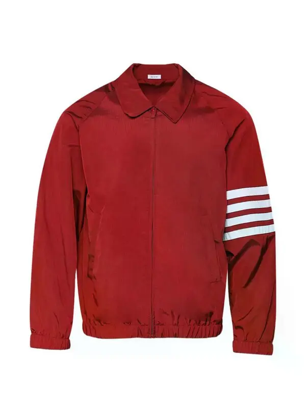 Thom Browne Shiny Ripstop Raglan 4-bar Track Jacket