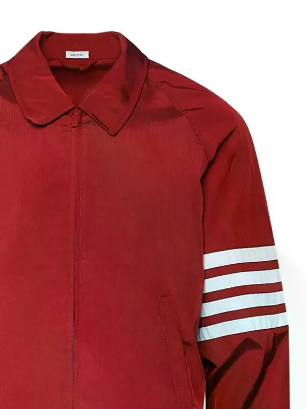 Thom Browne Shiny Ripstop 4-bar Track Jacket