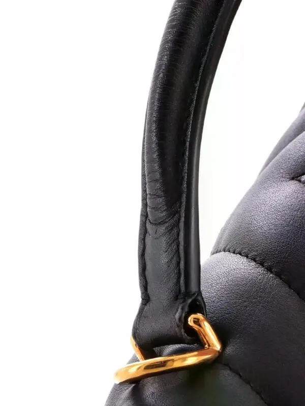 LOUIS VUITTON New Wave Hold Me Top Handle Bag Quilted Leather Satchel
