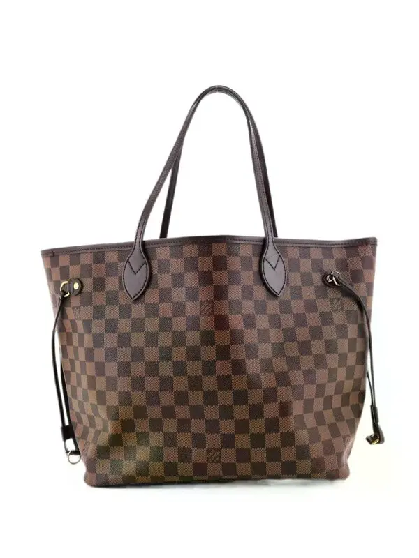 LOUIS VUITTON Neverfull Nm Damier Mm Tote Bag - Brown