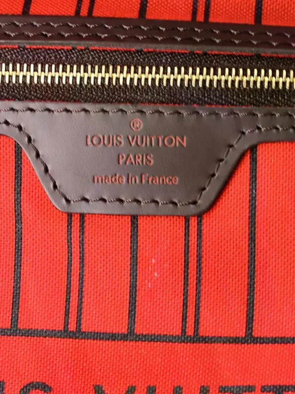 LOUIS VUITTON Neverfull Nm Damier Mm Tote Bag - Brown