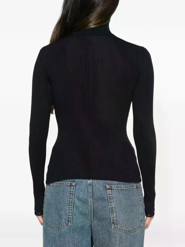Elisabetta Franchi Logo-plaque Roll-neck Sweater
