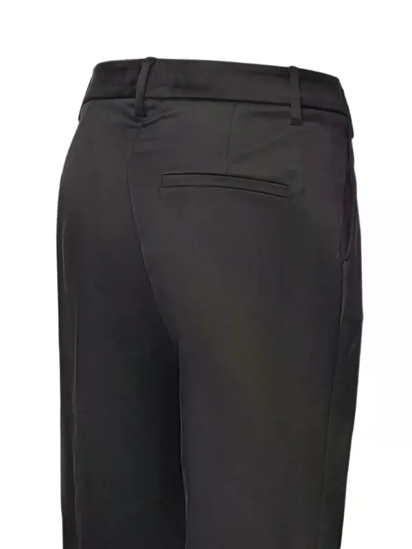 GENNY Pressed-crease Straight-leg Trousers