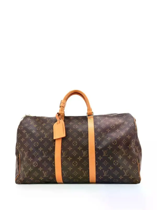 LOUIS VUITTON Keepall Bag Monogram Canvas 50 Travel Bag