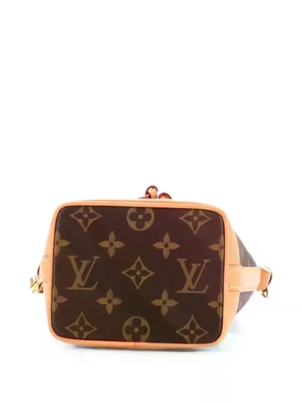 LOUIS VUITTON Noe Nm Handbag Monogram Canvas Nano Bucket Bag