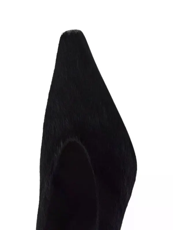 Loulou De Saison Pippa Pony-effect Leather Pumps