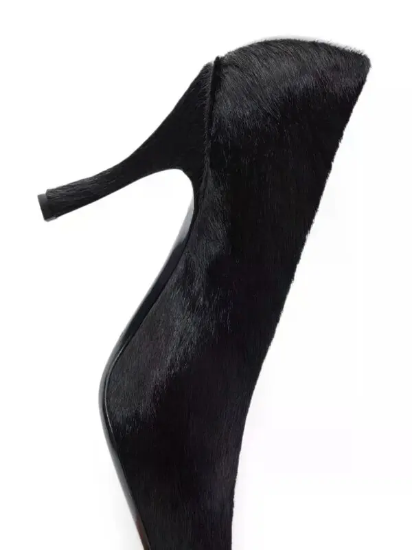 Loulou De Saison Pippa Pony-effect Leather Pumps