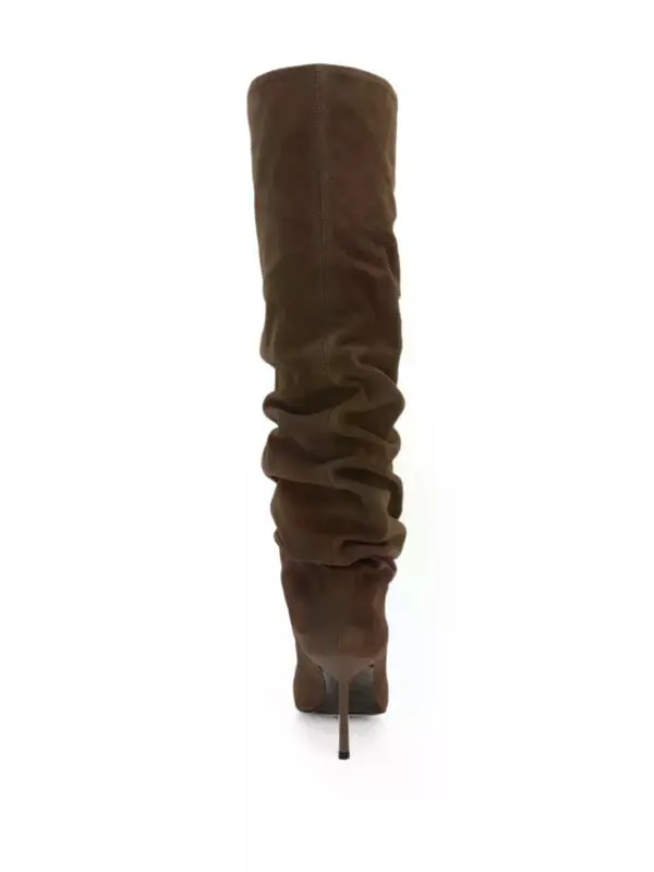 LE SILLA Bella Ruched-shaft Pointed-toe Boots