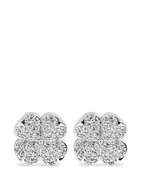 Kate Spade New York Crystal-embellished Clover Earrings