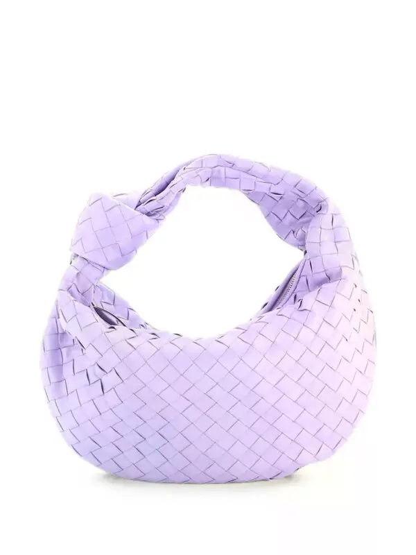 Bottega Veneta Bv Jodie Intrecciato Nappa Teen Hobo Bag - Purple