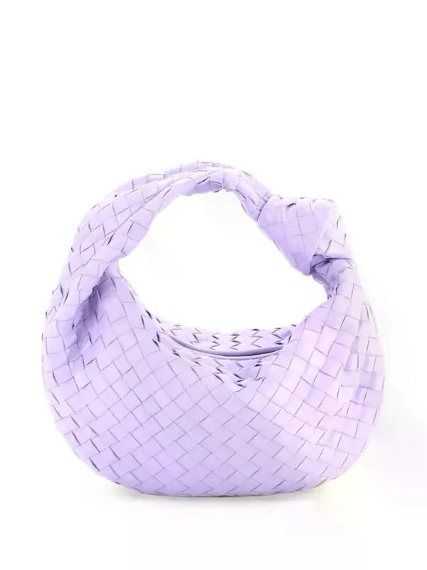 Bottega Veneta Jodie Intrecciato Nappa Teen Hobo Bag - Purple