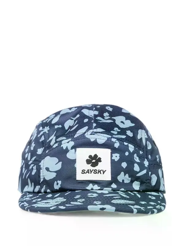 SAYSKY Combat Floral-print Cap - Blue