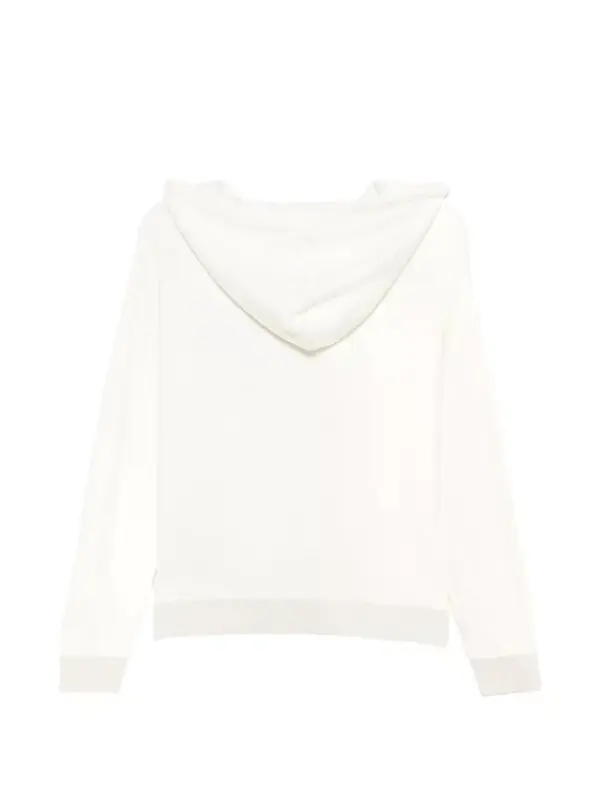 Liu Jo Floral Intarsia Side-stripe Hoodie