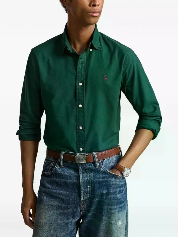 Polo Ralph Lauren Logo-embroidered Button-down Shirt