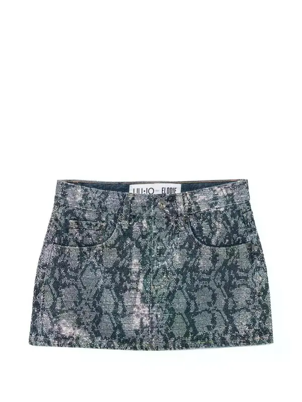 Liu Jo X Elodie Cotton Mini Skirt