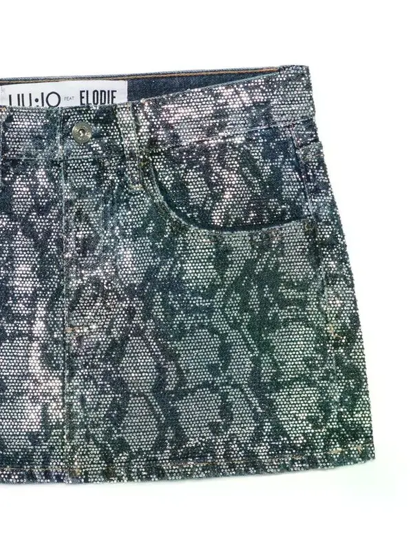 Liu Jo X Elodie Cotton Mini Skirt